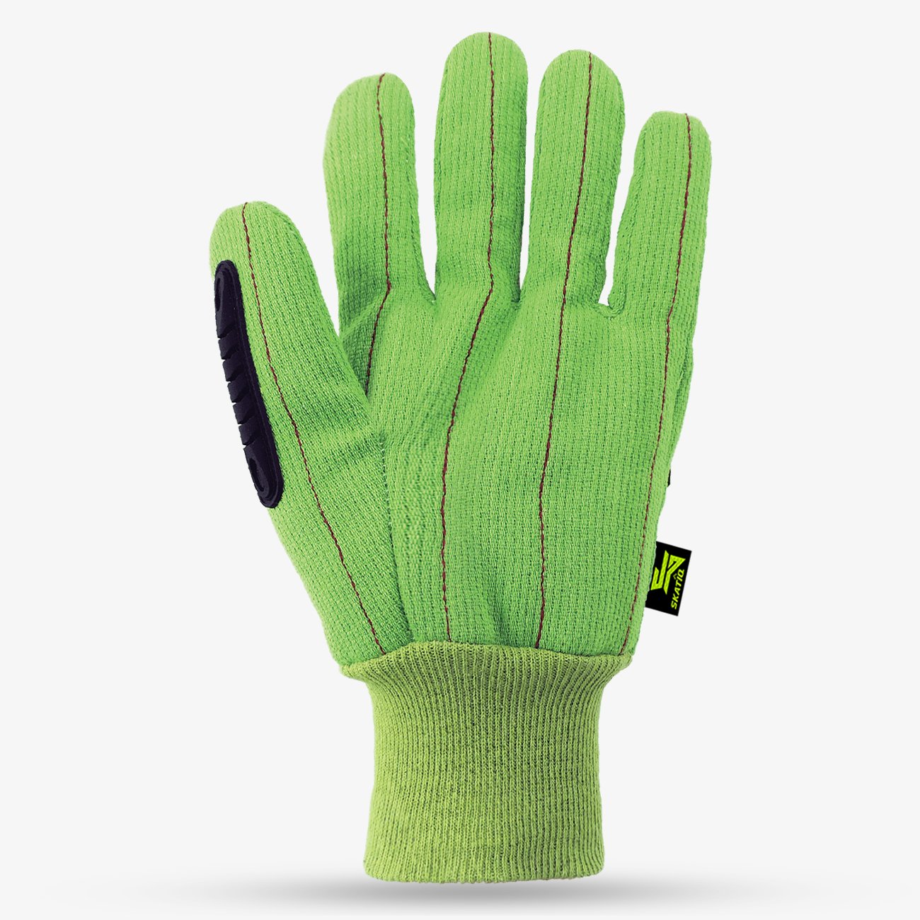 HI-VIZ Cotton/Polyester Corded Impact Protection Glove – Skatiq Group