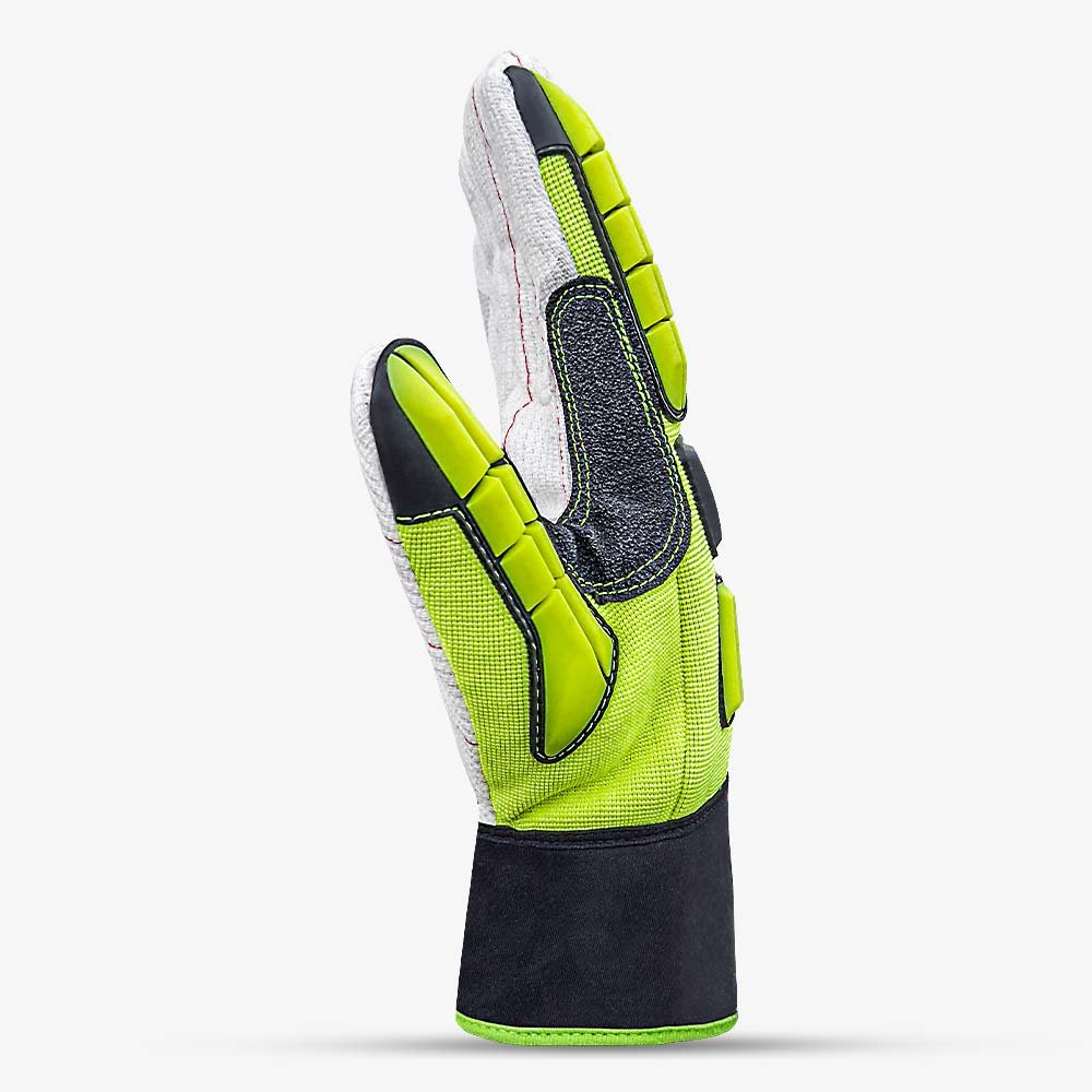HI-VIZ LINED OLD SCHOOL COTTON PALM GLOVE (IMPACT) – Skatiq Group